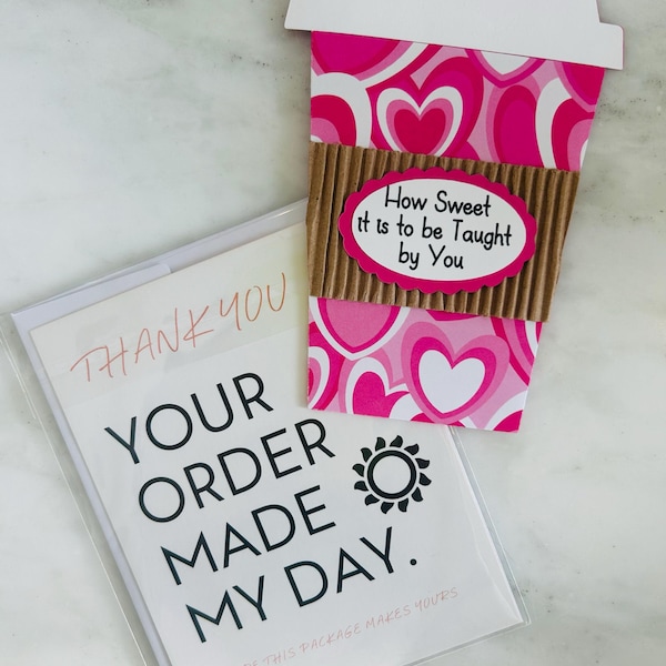Mini Thank You Notes, Small Thank You Cards and Envelopes, Mini ...