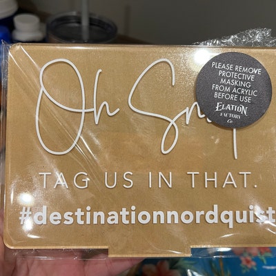 Oh Snap, Tag Us in That Social Media Sign, Add Your Custom Hashtag ...