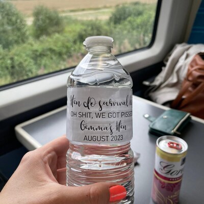 Hen Do Survival Kit Water Bottle Labels, Personalised , Personalized ...