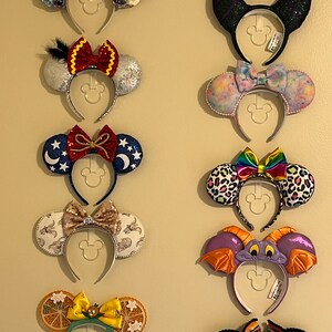 Mickey Ear Wall Displays 5 and 10 Packs - Etsy
