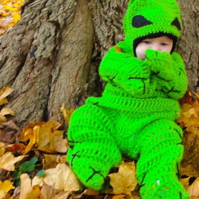 Oogie Boogie Baby Costume ,oogie Boogie Baby Outfits ,newborn Halloween ...