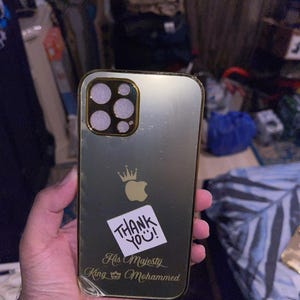 Customizable Apple Logo Gold Design iPhone Case / Greek Key / All ...