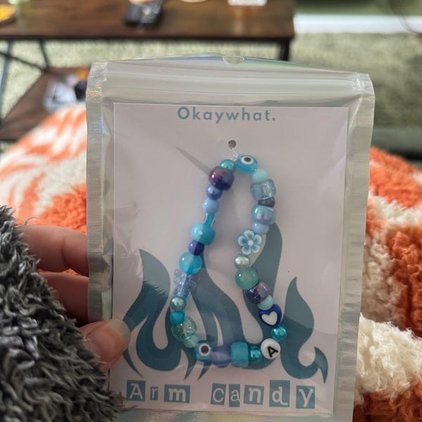 Friendship Bracelet | Rainbow ~ 90s Style ~ Multi Colour | Elasticated ...