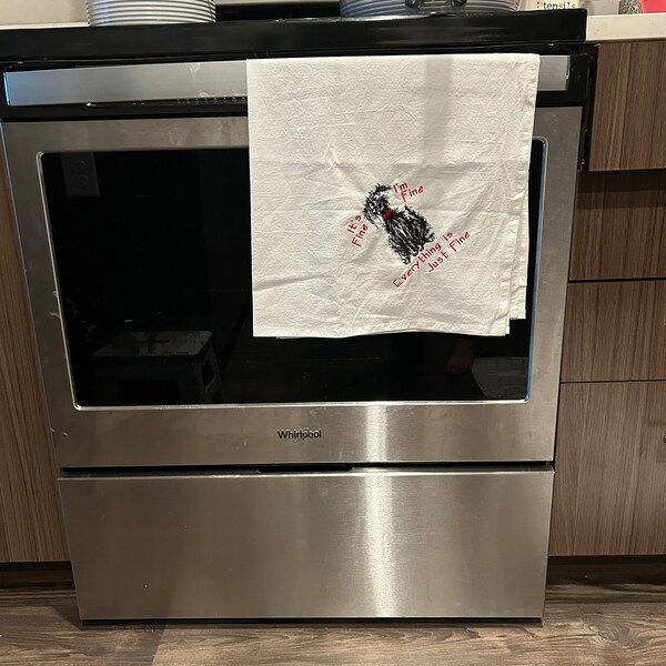 Fox Embossed Machine Embroidered Towel - Etsy