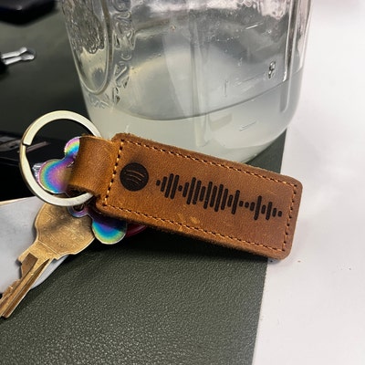 Custom SONG KEYCHAIN, Personalized Scannable Music Keychain, CHRISTMAS ...