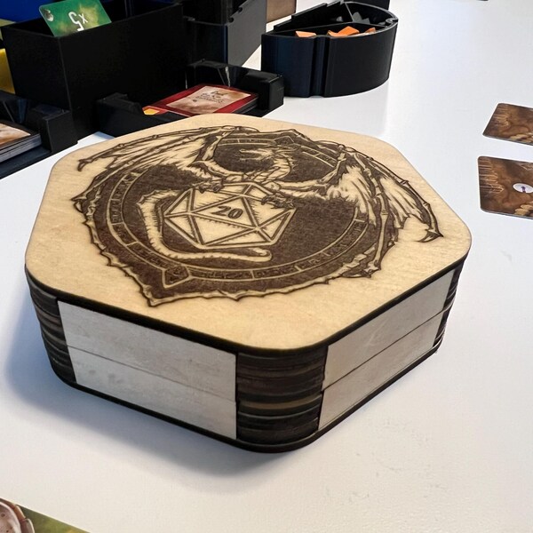 Bookbox With Character Sheet, Dicebox and Storage for Your Rpg Needs AI ...