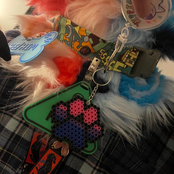 Arcade Skate Rink Carpet Theme Adjustable 16"-26" Fursuit Collar - Etsy