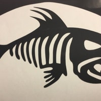 Fish Skeleton DXF and SVG Files ~ Plasma Cutting Water Jet Laser ...