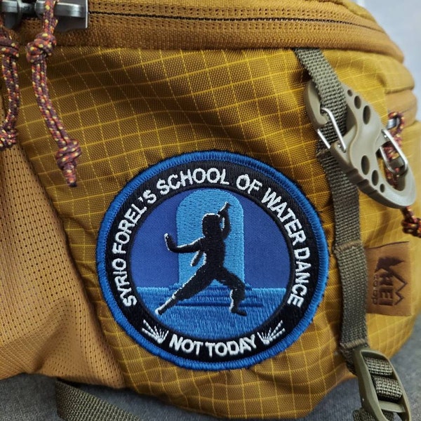 Arya Stark Not Today Syrio Forel School of Water Dance 3 Embroidered ...