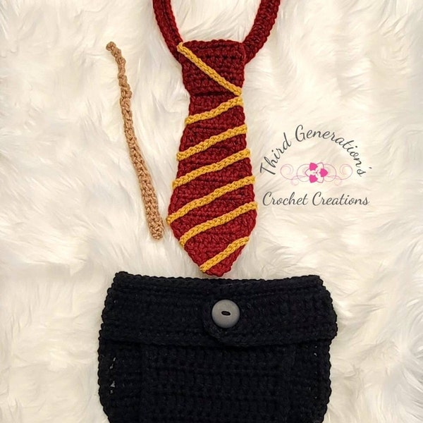 Crochet Pattern Baby Necktie/ Crochet Toddler Necktie/ Toddler Necktie ...