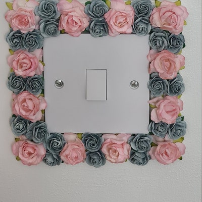 Floral Light Switch Surround Light Switch Cover Home Decor Nursery ...