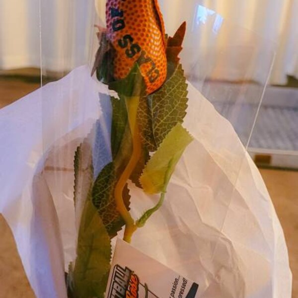 Personalized Football Rose - Etsy