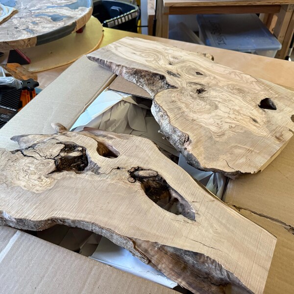 Olive Wood Charcuterie Stock Slabs 200 Yr Old Calif Salvaged Trees ...