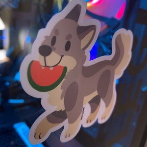 Samoyed Dog Enamel Pin Rose Gold Fluffy Chibi Animal Puppy | Etsy