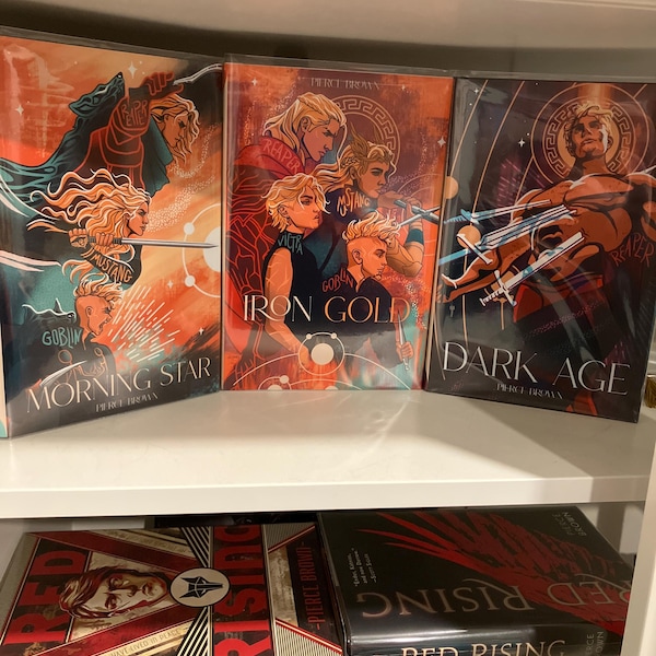 Red Rising Dust Jackets Full Set - Etsy