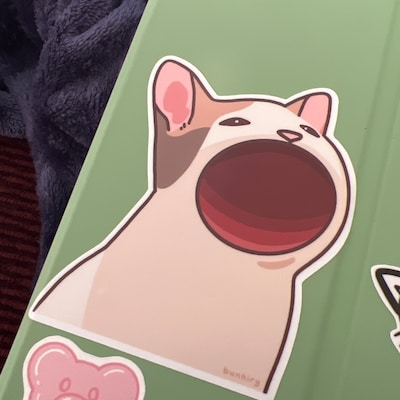 Pop Cat Stickers - Etsy