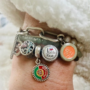 Pandora Charm Holland Windmill Bead Charm Travel Button S925 - Etsy
