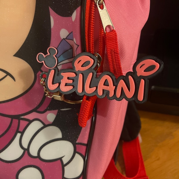 Custom Disney Keychain, Disney Name Key Chain, Disney Name Tags ...