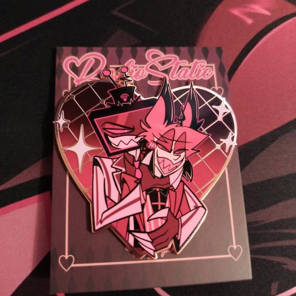 Hazbin Hotel Summer Keychain Vox Alastor and Lucifer - Etsy