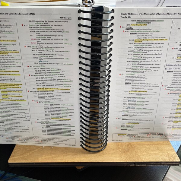 2-sided Medical Coding Rotating Book Carousel Stand Wood Cooking ...