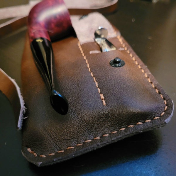 Leather Field Notes Cover With Pen Holder and Card Slots. Refillable ...