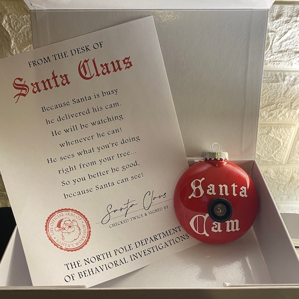 Santa Cam Letter, Printable, Santa Letter for Santa Cam, Digital ...