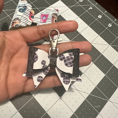 New Key Chain Hair Bow Digital Template Hair Bow Template Hair Bow SVG ...