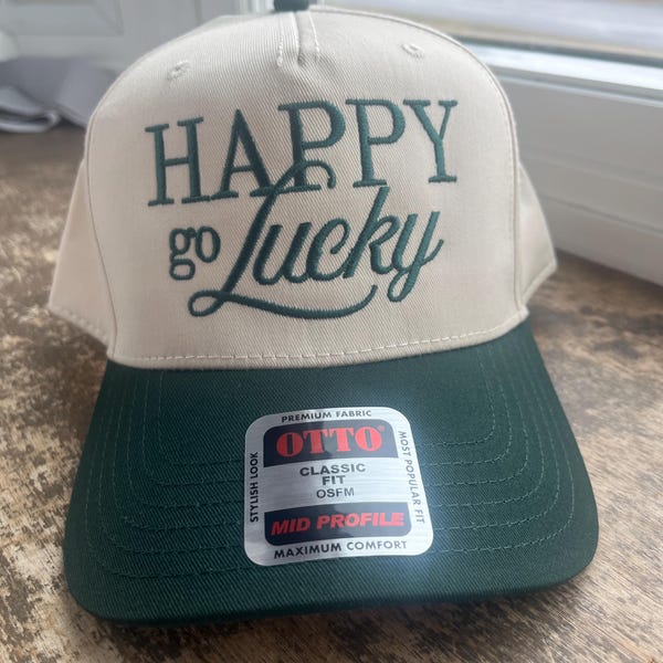 Lucky Charm Hat for St. Patrick’s Day Hat Embroidered Funny Hat for St ...