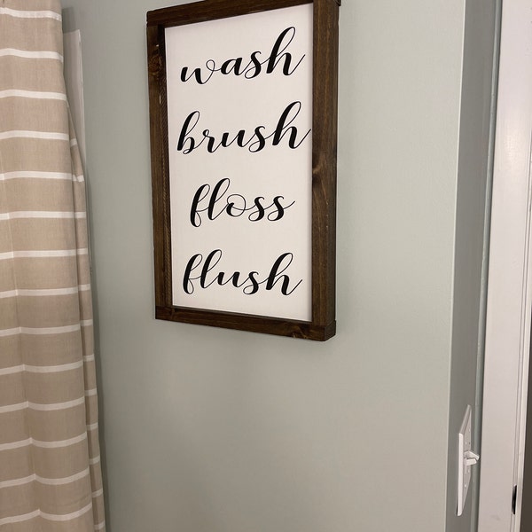 Farmhouse Decor | Farmhouse Wall Decor | Farmhouse Signs | Wash Brush ...