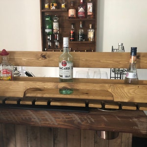 Floating Home Bar, Drinks Shelf, Gin Rack, Cocktail Display Cabinet ...