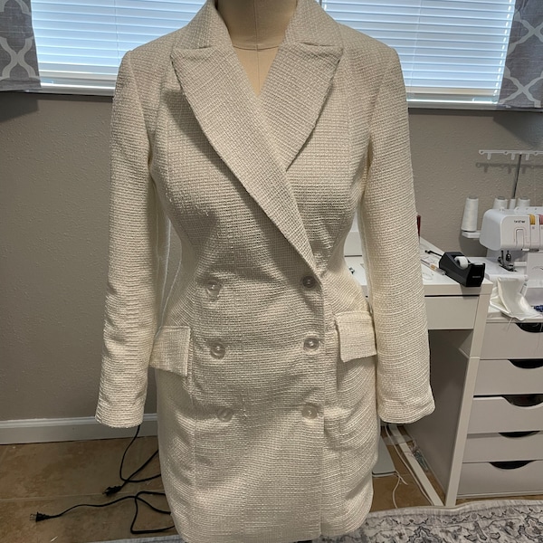 Luster Blazer Dress Sewing Pattern: Quilted Belt (PDF Download) - Etsy