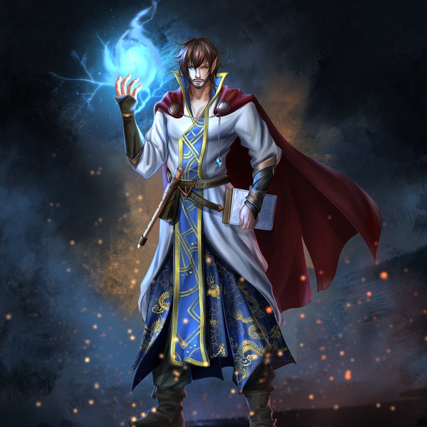 Custom Game Character Portrait, Character Commission, Custom RPG ...
