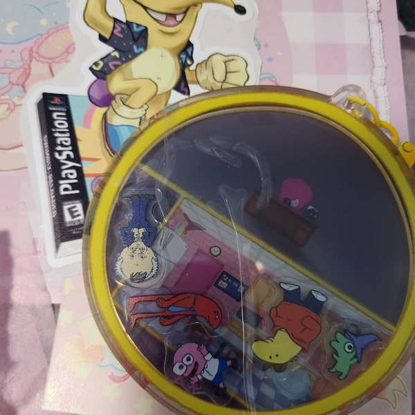 Smiling Friends HQ Shaker Charm House Cartoon Critters Acrylic Keychain ...