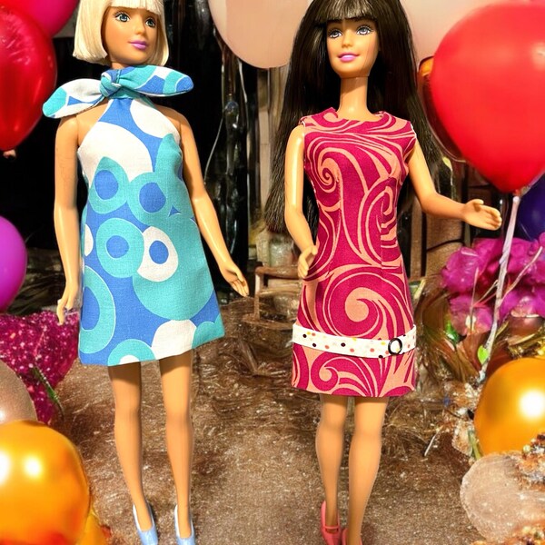 Trench Setter Hankie Chic Pattern Vintage Style Dress, Split Sleeve ...