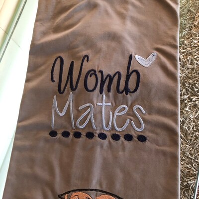 Womb Mates Machine Embroidery Design 4x4 5x7 6x10 Instant Download Baby ...