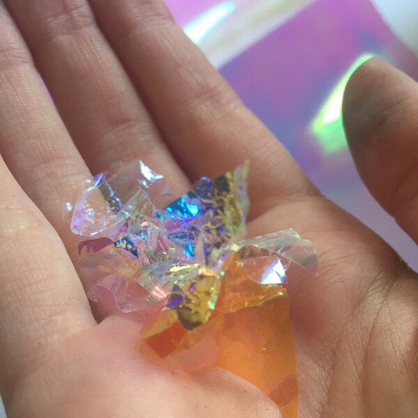 Mother of Pearl Dichroic Film * Holographic, Iridescent, Color-changing ...