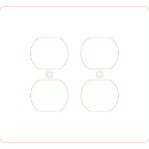 Original Light Switch Cover Svg Dxf Set Digital Download - Etsy