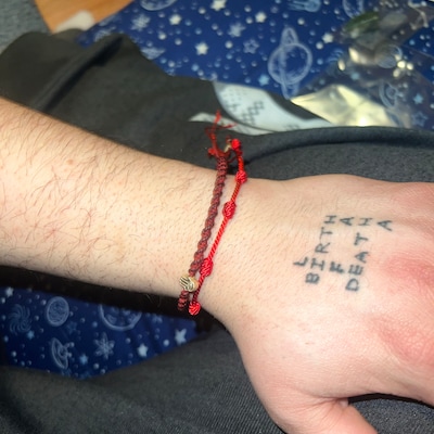 7 Knots Spanish Red Protection Bracelet Family Original - Etsy