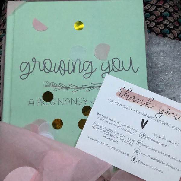 Pregnancy Journal and Memory Book for Expecting Mom | Keepsake Gender ...