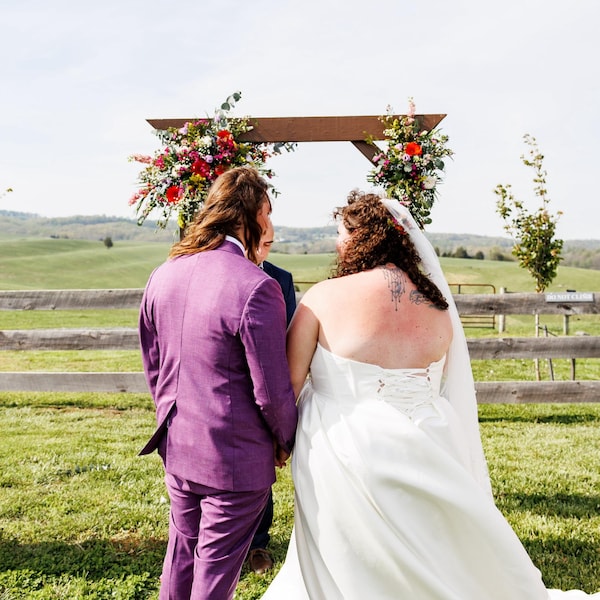 New Elegant Wild Flowers Veil, Bridal Veil With Wild Flower Lace, Veil ...