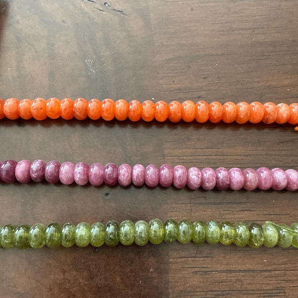 Mixed Gemstone Beads Lot 100 Gemstone Strands, Gemstone Beads Lot ...