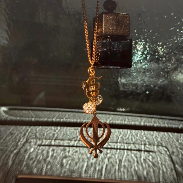 Car Mirror Hanging Charm, Ayatul Kursi, Allah, 4qul Charm, Protection ...