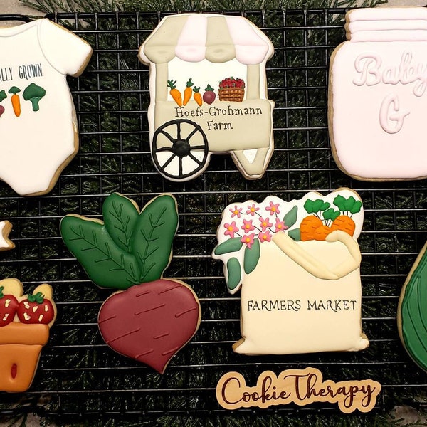 Farmers Market Theme Cookie Cutters (simplyxsweet_) - Etsy