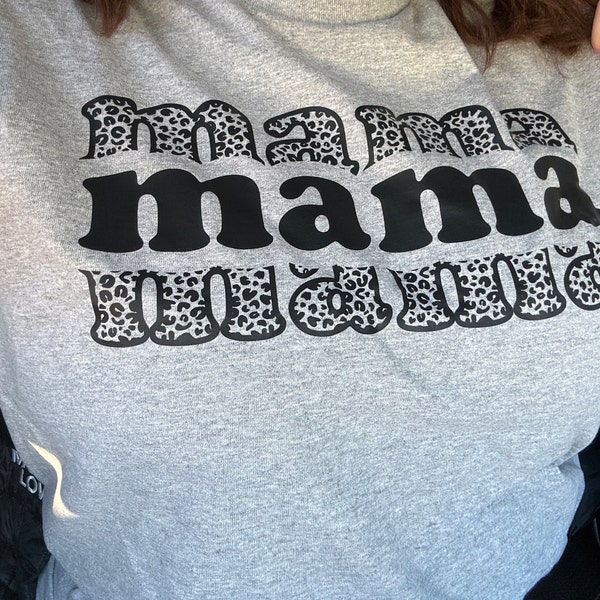 Mama Svg Bundle Rocker Mama Svg Stacked Mama Svg Leopard Mama Svg Mom ...
