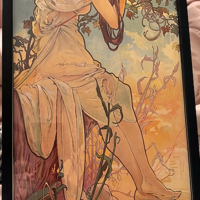 Evening Star by Alphonse Mucha Fine Art Glicée Poster Digital Wall Art ...