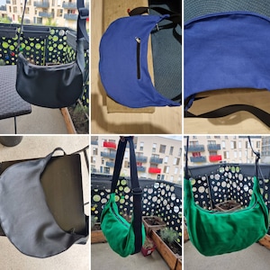 Crosstown Crescent Bag PDF Sewing Pattern - Etsy