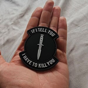 Limited Edition PVC Patch Tactical Morale Patch Velcro Patch I SAW THAT ...