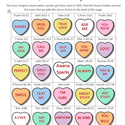 Layered Conversation Hearts With Blanks, SVG, PNG, JPG, Digital Cut ...