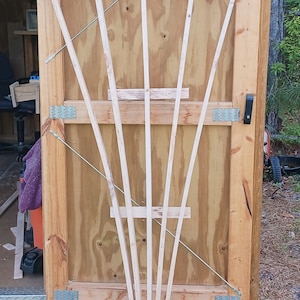 Garden Fan Trellis Plans / Garden Trellis / Trellis Plans / DIY Garden ...