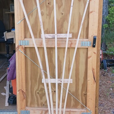 Garden Fan Trellis Plans / Garden Trellis / Trellis Plans / DIY Garden ...